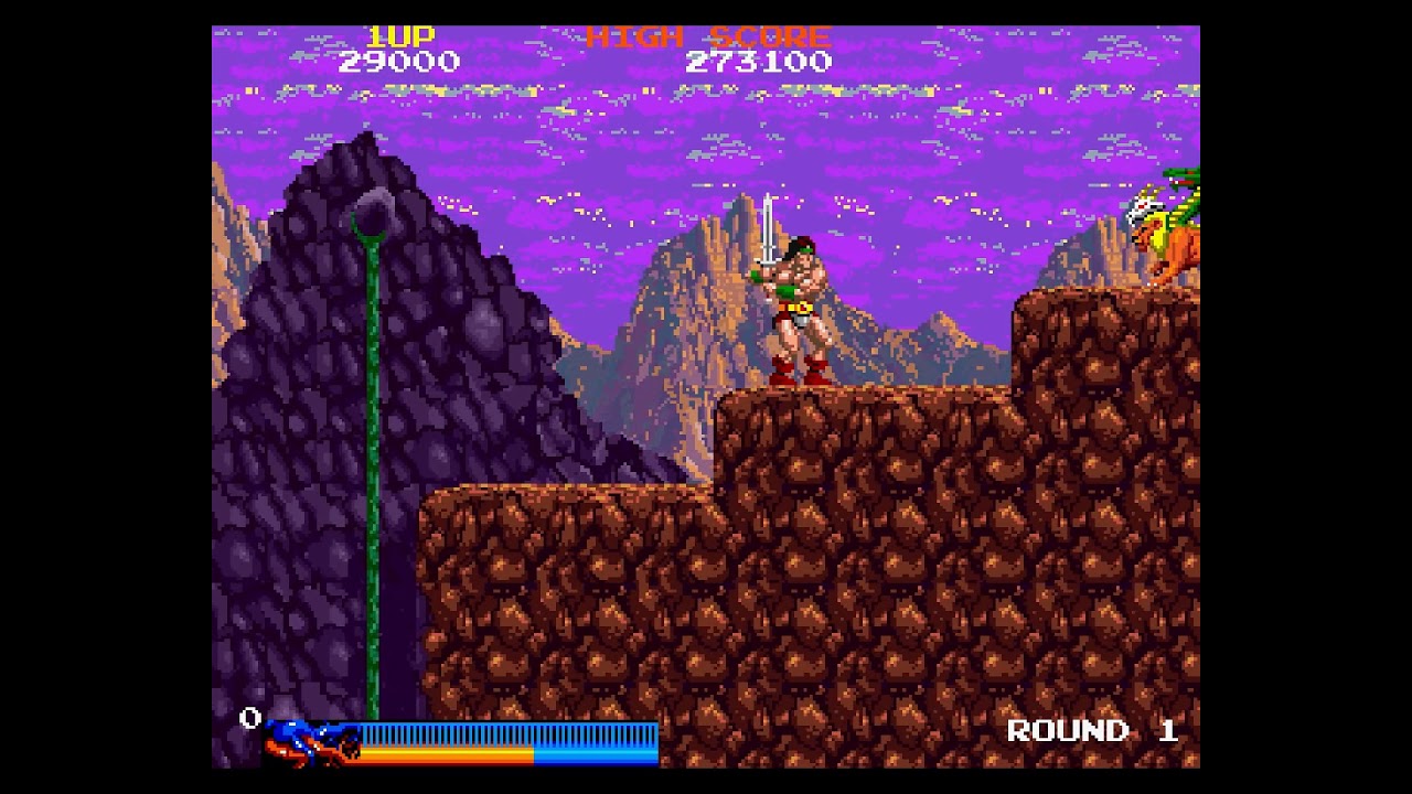 Arcade - Rastan 'Gameplay' - YouTube