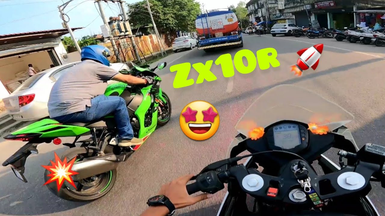 Omg ZX10R 💚😱 | Debo's Vlogs - YouTube