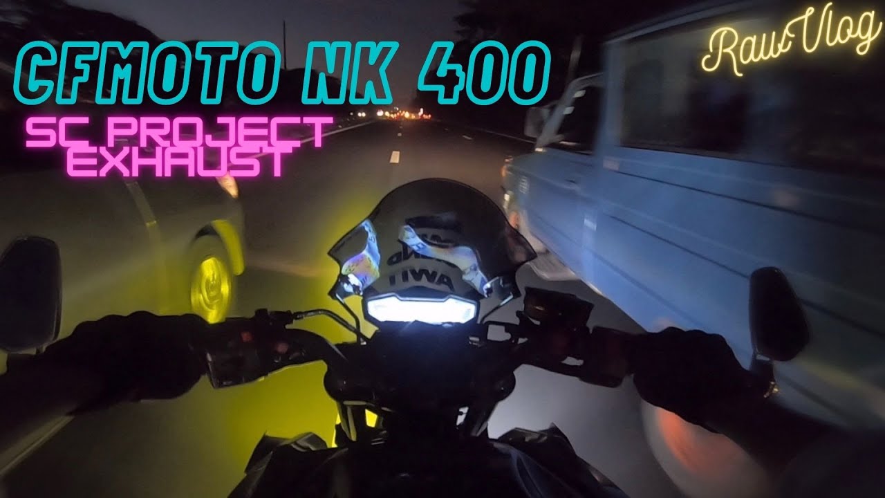 NK400 SLEX NIGHT RIDE | ASMR RAW VLOG | SC PROJECT EXHAUST | - YouTube