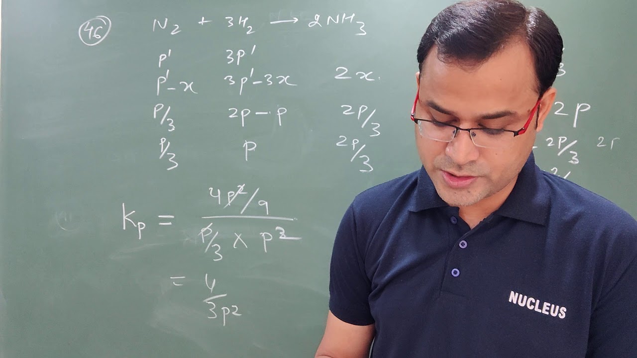 Chemical Equilibrium lecture 8 - YouTube