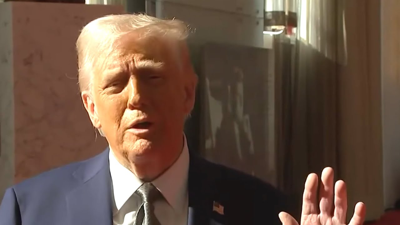 Trump Refuses Question From NBC - YouTube