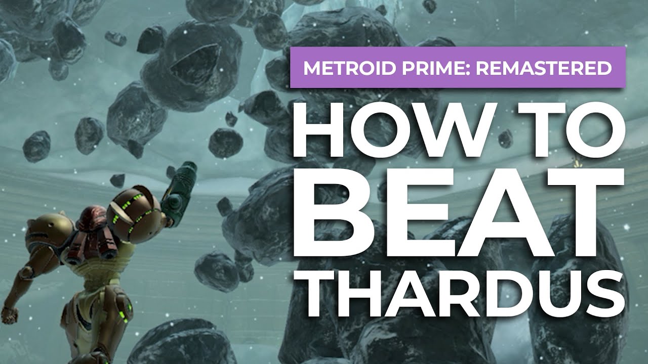 How To Beat Thardus In Metroid Prime Remastered - YouTube