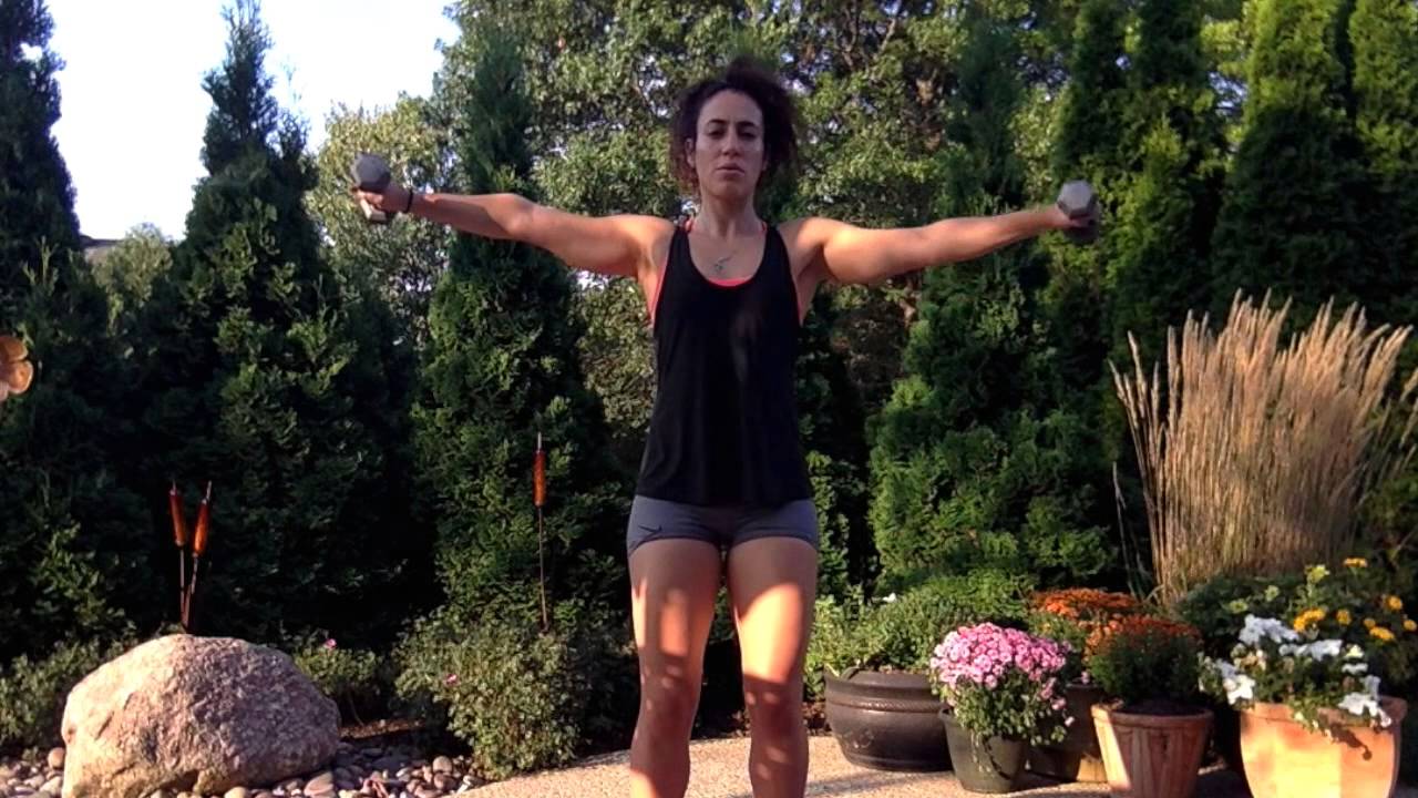 Side Raise with Single Arm Isometric Hold - YouTube
