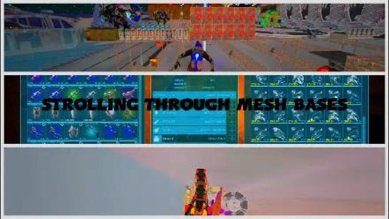 ARK PS5 PVP | Strolling through mesh bases | SmallTribes - YouTube