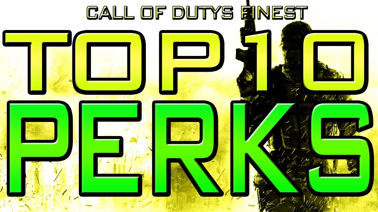 Call of Dutys TOP 10 - TOP 10 ★ PERKS in Call of Duty History (10-7 ...