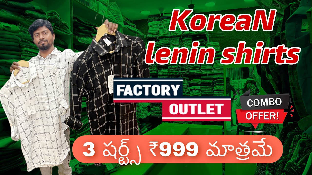 Korean lenin checks shirts|combo offer|Direct factory to customer| # ...