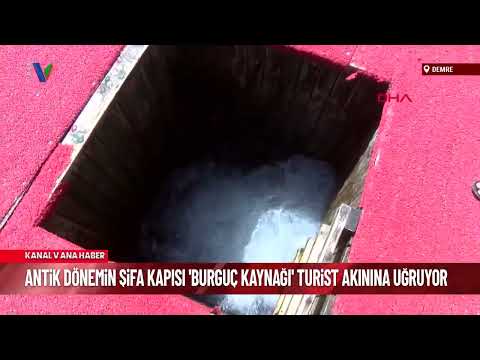 ANTİK DÖNEMİN ŞİFA KAPISI 'BURGUÇ KAYNAĞI' TURİST AKININA UĞRUYOR