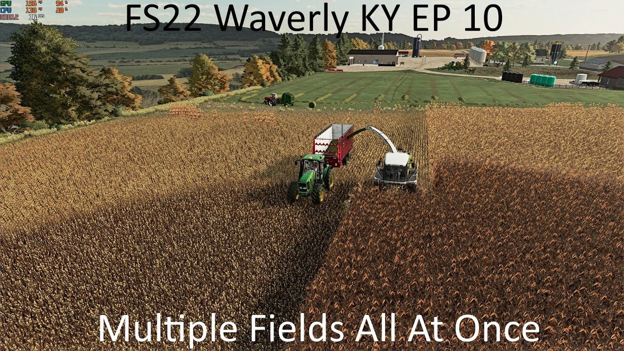 FS22 Waverly KY EP 10-Multiple Fields All At Once - YouTube