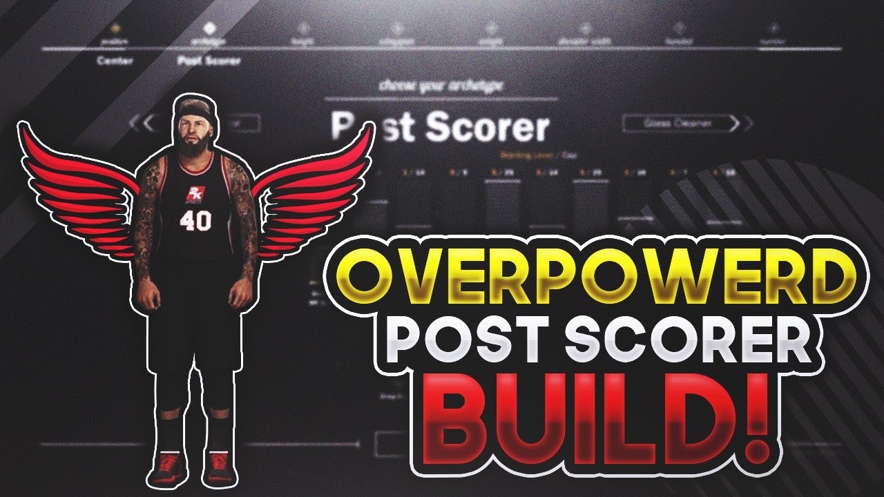 NBA 2K17: BEST POST SCORER GOD BUILD! - YouTube