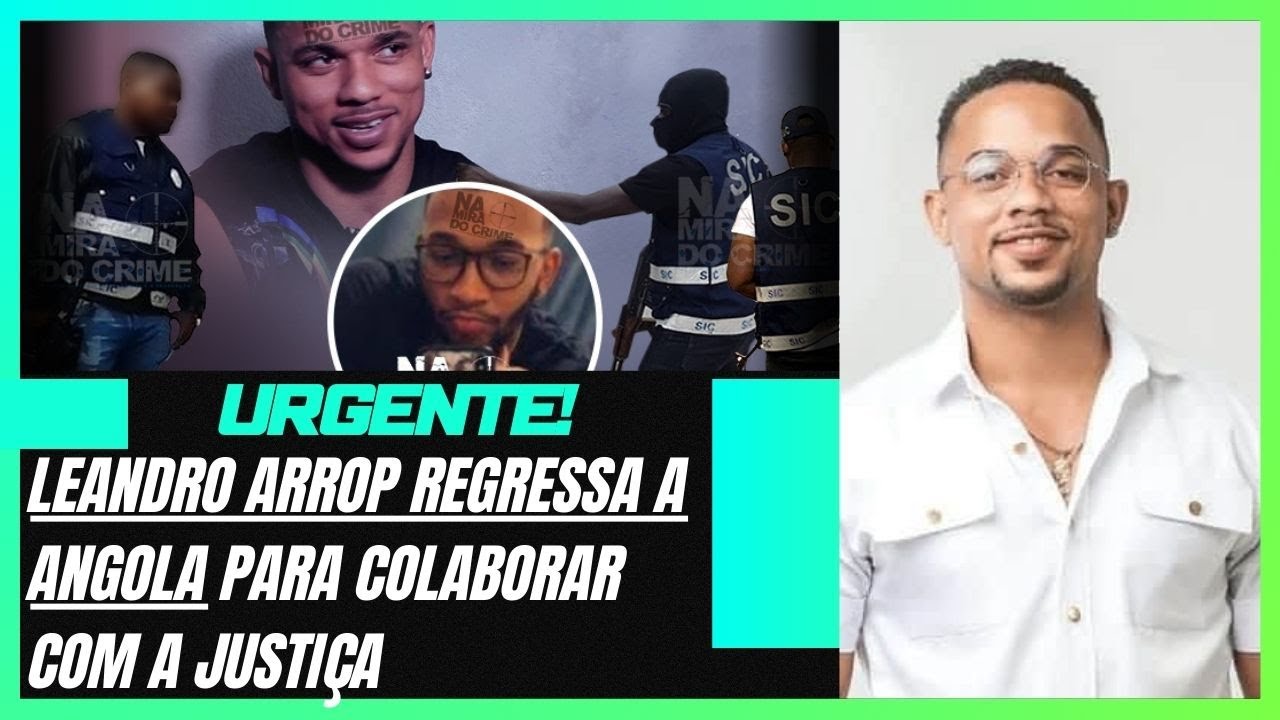 LEANDRO P0RRA DETIDO PELO SIC LUANDA NA SUA CHEGADA AO PAÍS - YouTube
