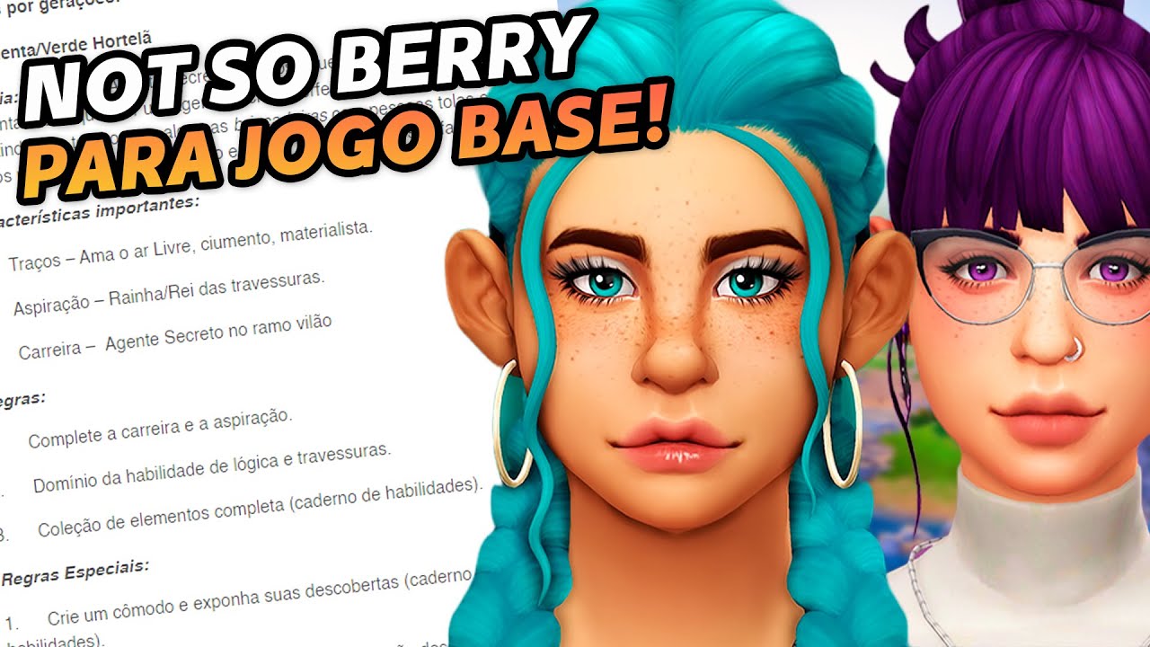 COMO JOGAR O DESAFIO NOT SO BERRY COM O JOGO BASE! - YouTube