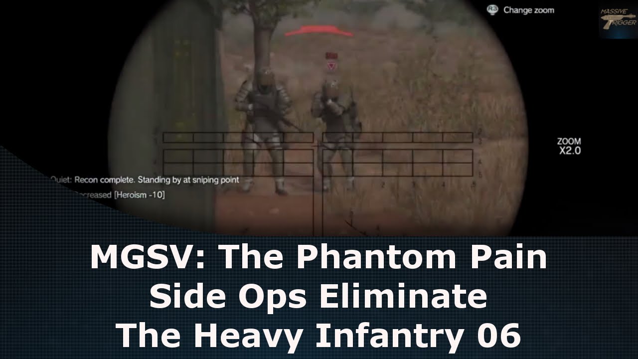 MGSV: The Phantom Pain Side Ops Eliminate The Heavy Infantry 06 - YouTube