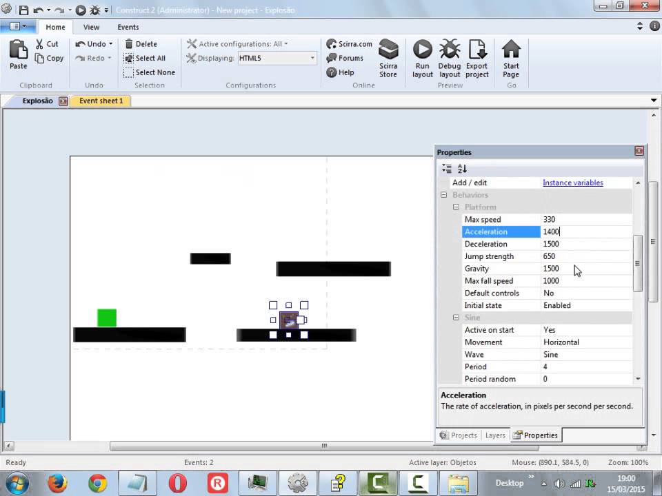 Tutorial Construct 2 - Como adicionar Sprites #2 - Construct 2 - YouTube
