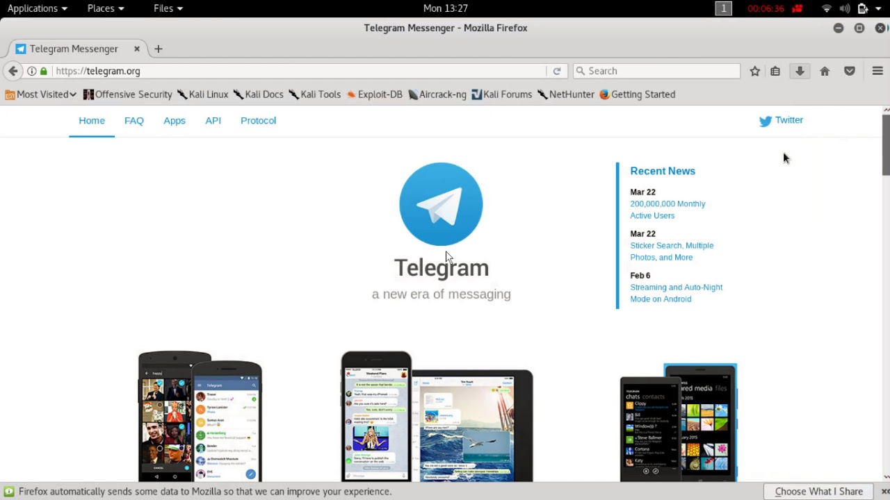 How to Install Telegram Desktop on Kali Linux - YouTube
