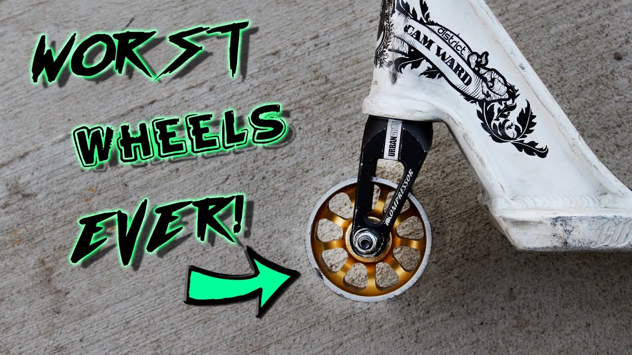 WORST SCOOTER WHEELS EVER!? - YouTube