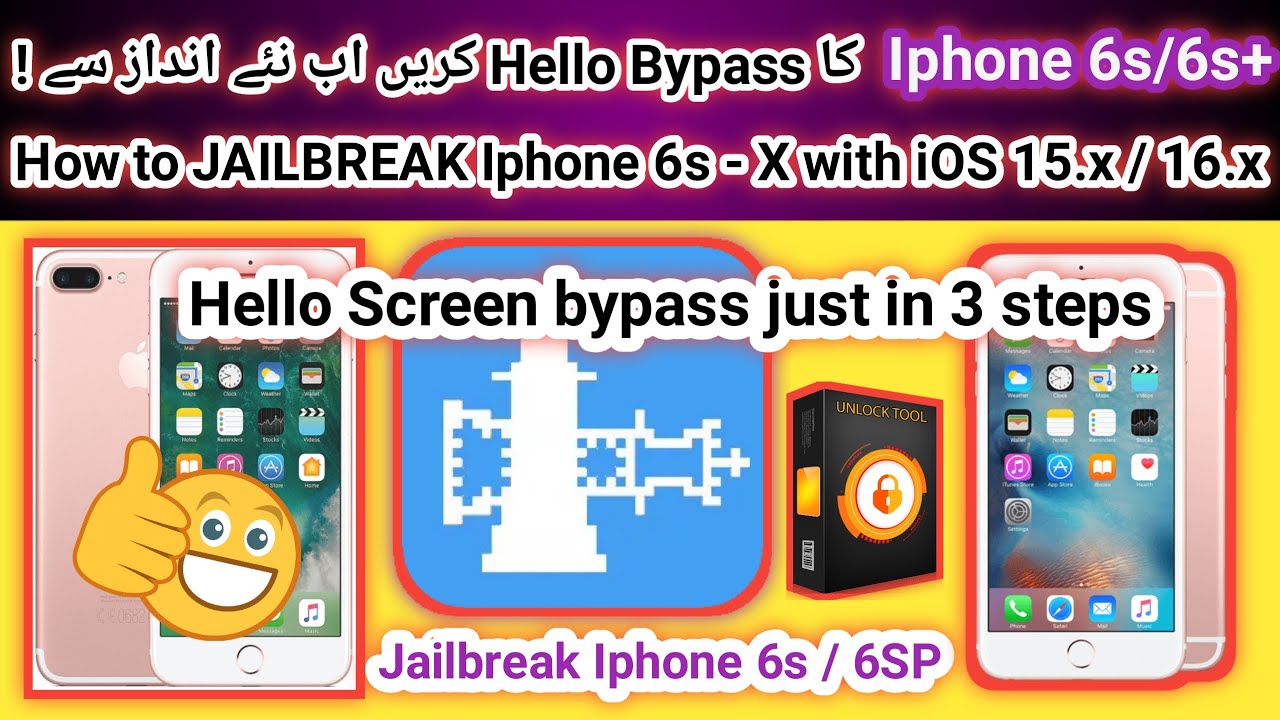Iphone 6s/6S plus Hello Screen bypass done just in 3 click only by ...