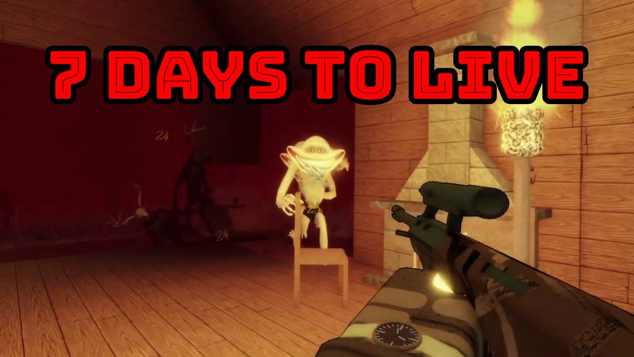 เอาชีวิตรอด7วันในป่าปีศาจคนเดียว Roblox แมพ 7 Days To Live - YouTube