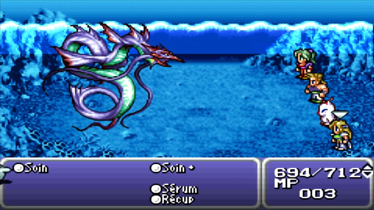 176 - Walkthrough FR l Final Fantasy VI l Boss Optionnel : Léviathan ...