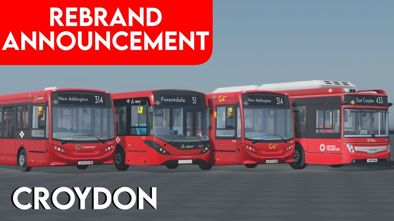 Roblox Croydon | Rebrand Announcement & a Ride in a rebranded Enviro400 ...