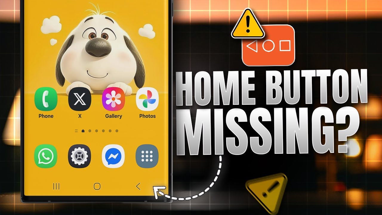 How to Samsung Home Button Missing? Fix Navigation Bar Not Working on ...