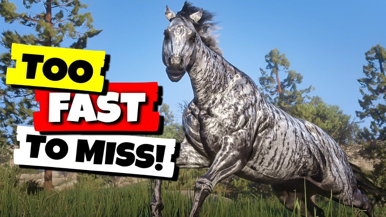 RDR2 - Get This Fast Race Horse Early and for Free! (Brindle ...