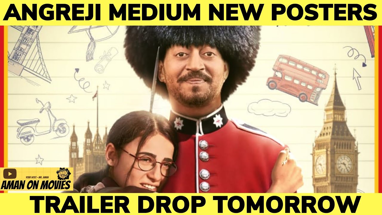 Angreji Medium Poster teaser out | Angreji Medium Official trailer ...