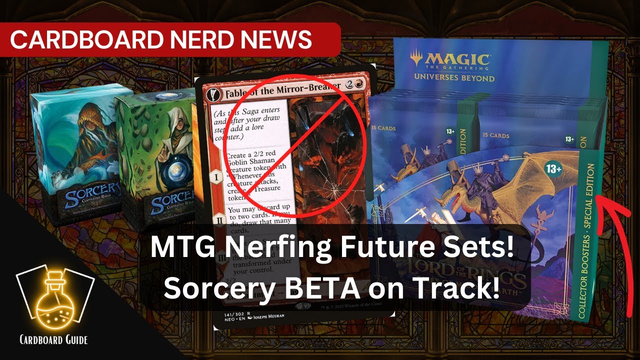 CNN: MTG NERF all future sets?! Sorcery Beta & FaB 10th set! - YouTube