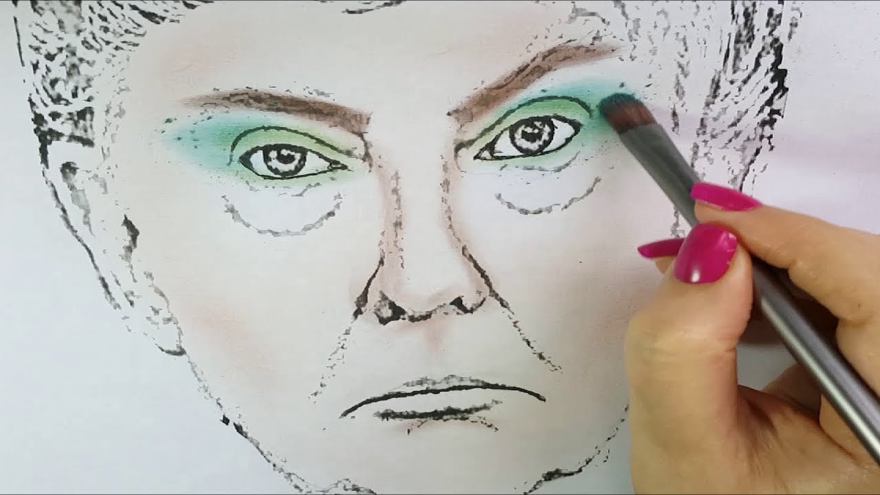 Doing Trump Makeup - Face Charts - YouTube