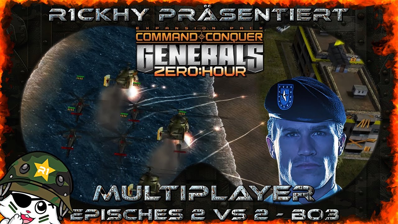 2v2 Bo3 - Multiplayer Don, R1 VS A.M, Vik 📢 Command & Conquer Generals Zero Hour Deutsch #84 ...