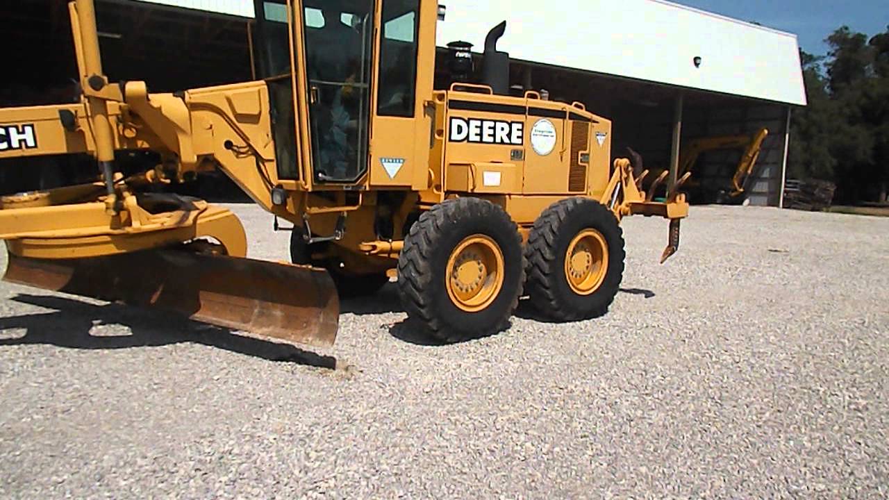 1997 John Deere 770 CH Motor Grader - YouTube