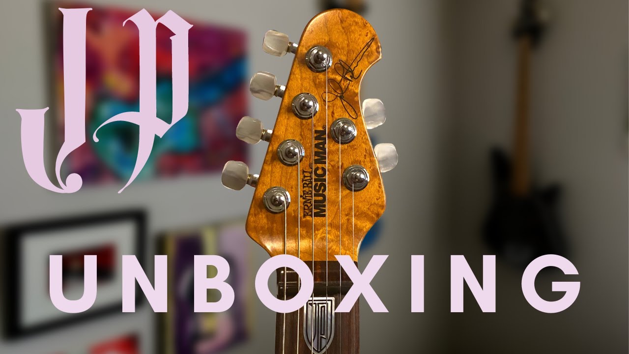 EBMM JP Guitar Unboxing & Demo - Ernie Ball Music Man John Petrucci ...
