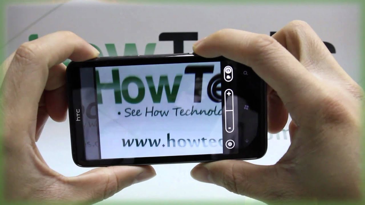 How to Use the Camera on HTC HD7 - YouTube