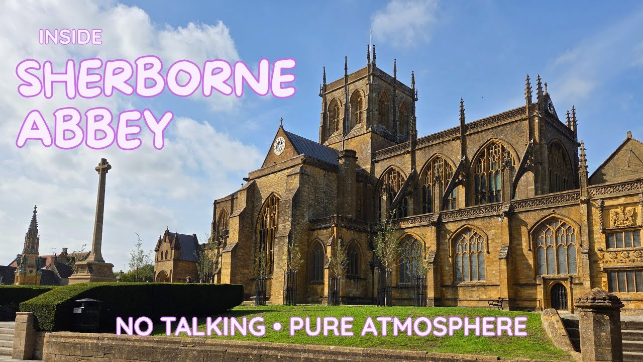 Sherborne Abbey Silent Tour | Beautiful Medieval Church, Stained Glass ...