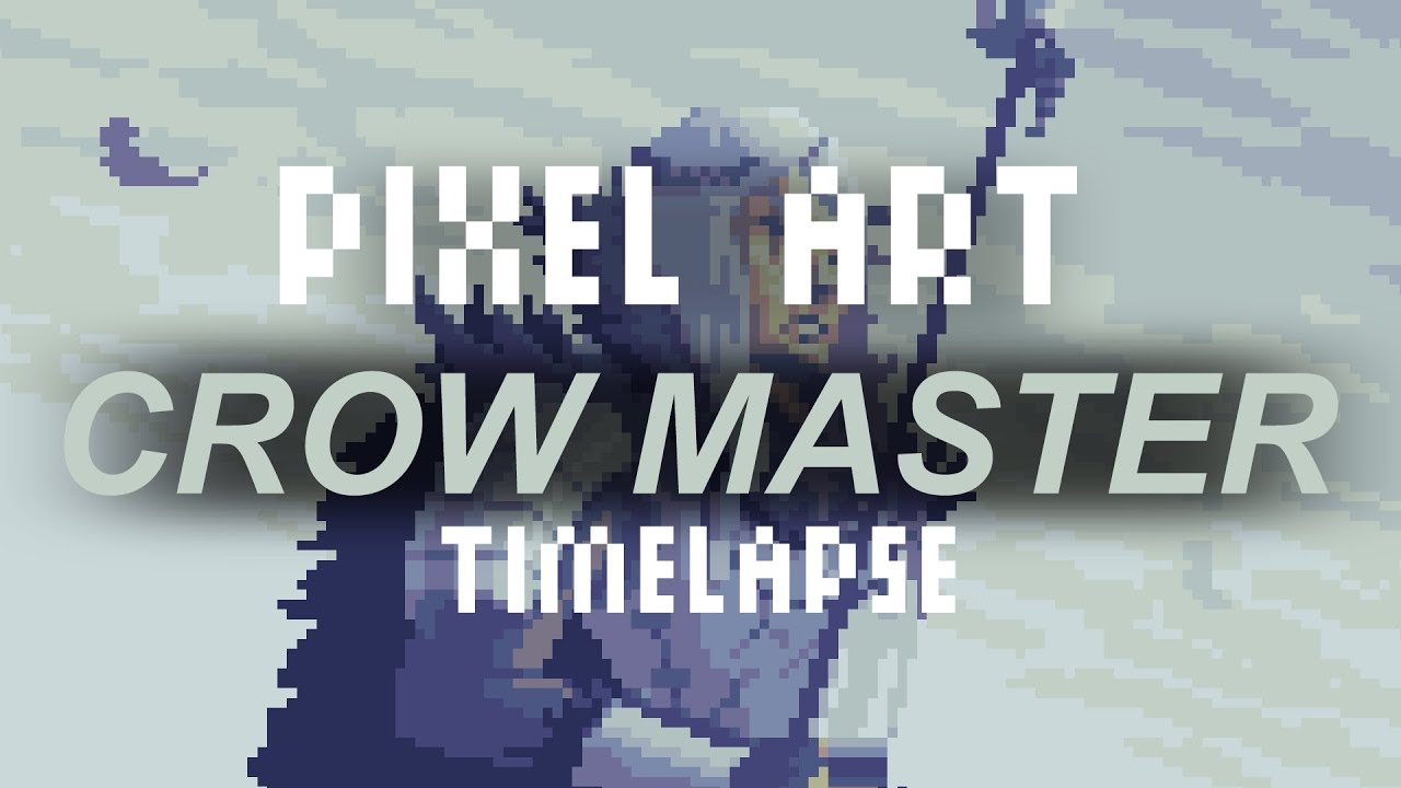 Crow Master - Pixel art timelapse - YouTube