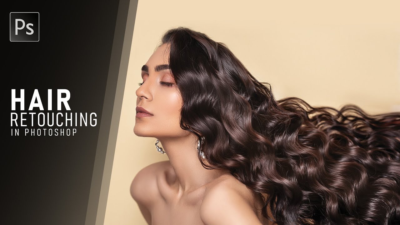 Hair retouching in Photoshop - easy guide - YouTube