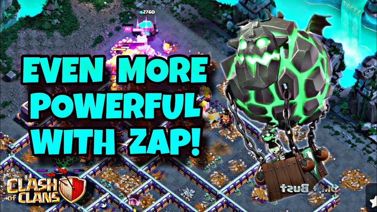 NEW LAVALOON IS EVEN MORE POWERFUL WITH ZAP SPELLS | CLASH OF CLANS ...