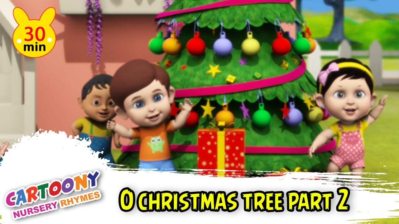 O Christmas Tree Part 2 | Christmas Song | Learning Rhymes For Kids ...