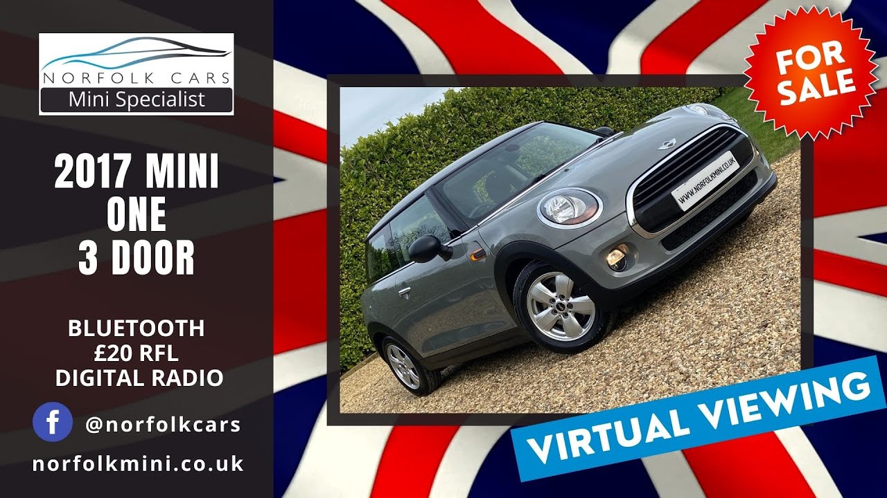 2017 Mini One Hatch 3 Door Moonwalk Grey - YouTube