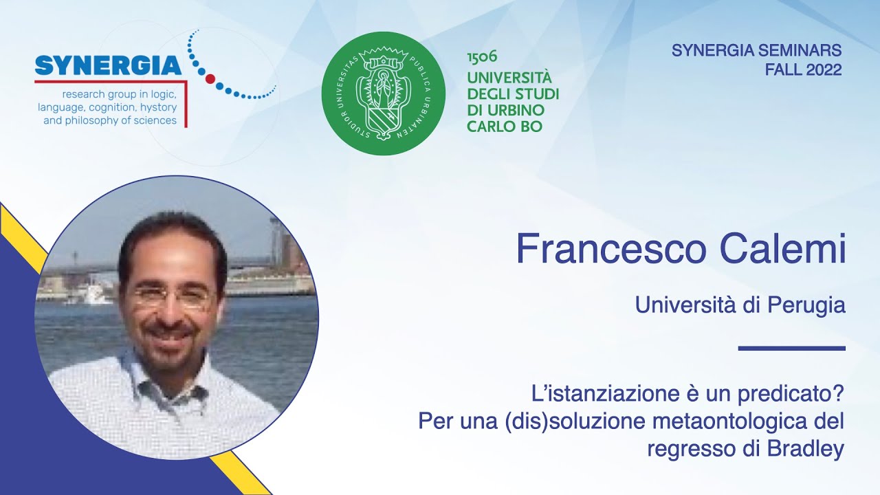 Francesco Calemi - Per una (dis)soluzione metaontologica del regresso ...