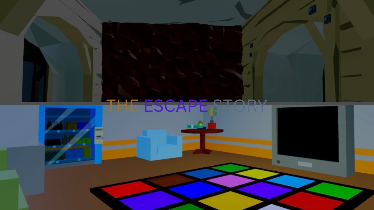 Roblox The Escape Story: Caved In Ending + Break Room - YouTube