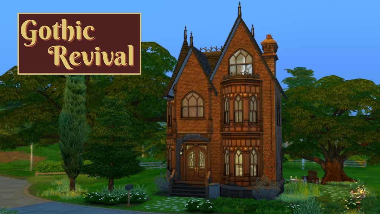 GOTHIC REVIVAL - The Sims 4 Speed Build - Architectural Spotlight ...