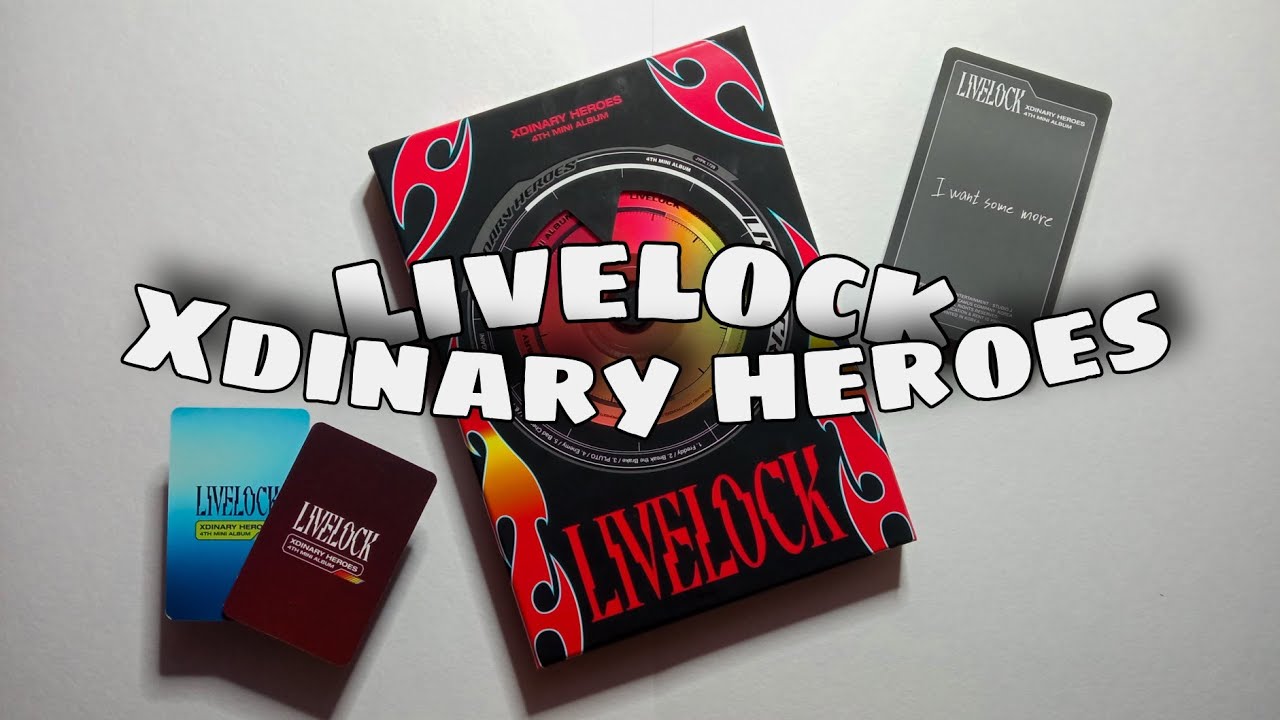 Unboxing album Xdinary heroes "Livelock" - YouTube