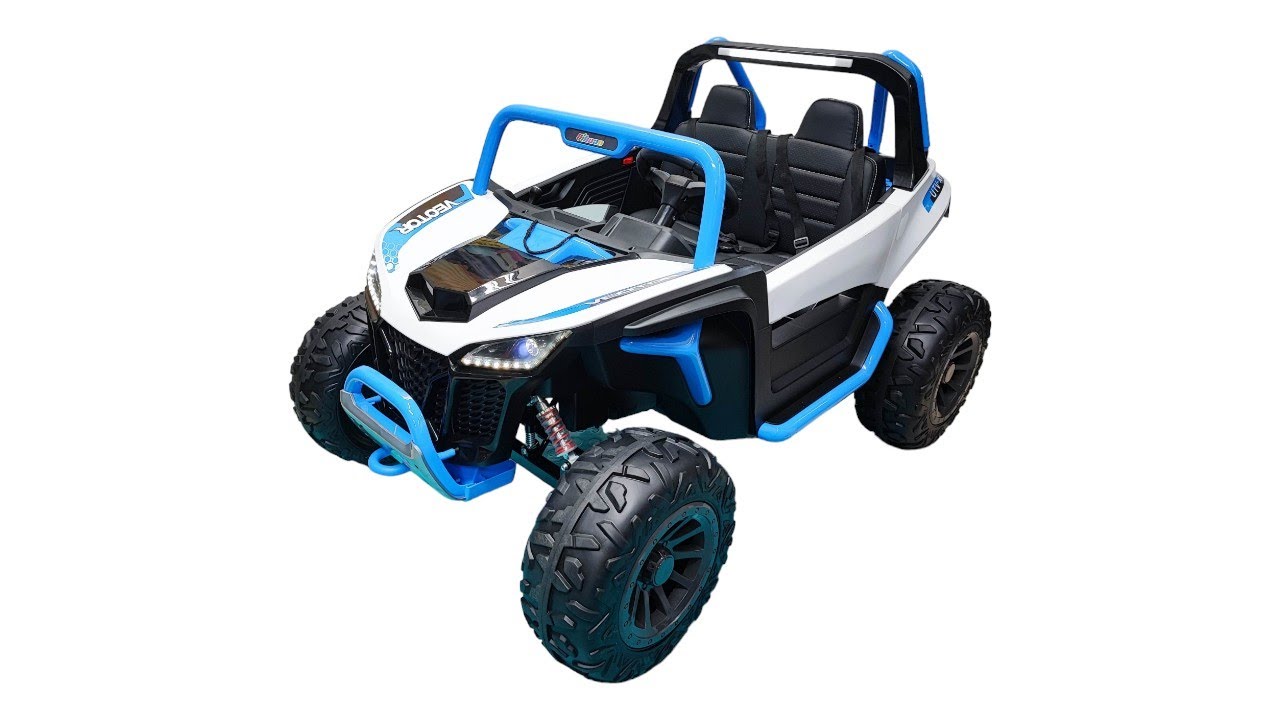 carro tipo bugui eléctrico playero para 2 niños de 24 voltios con ...