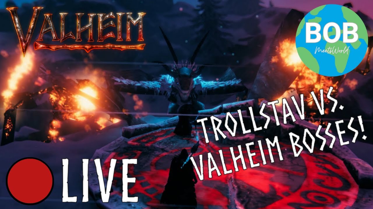 LIVE in Valheim: Summoned Trolls vs. Valheim Bosses! - YouTube