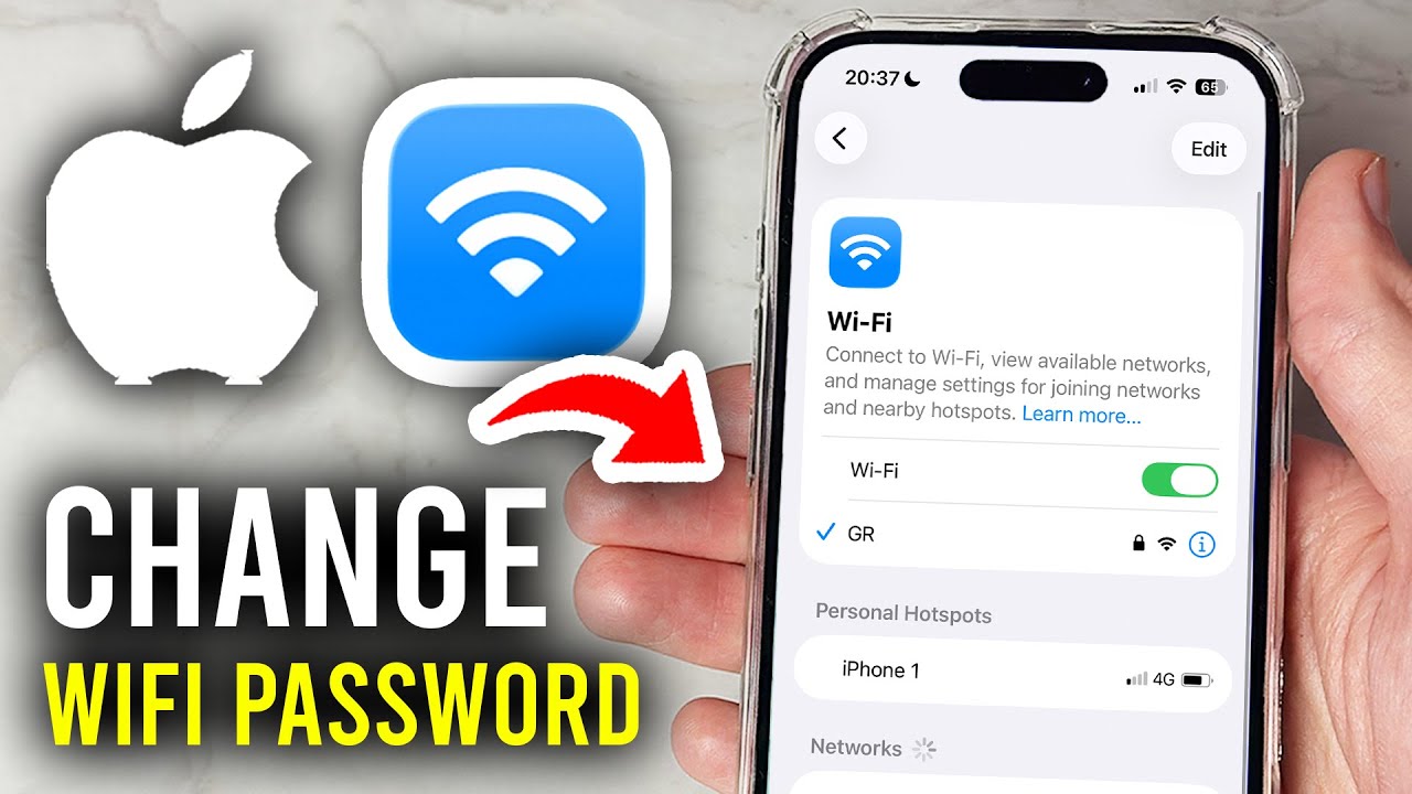 How To Change WiFi Password On iPhone - Step By Step - YouTube