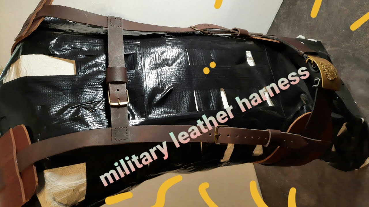 crafting a military harness | Part 2 - YouTube