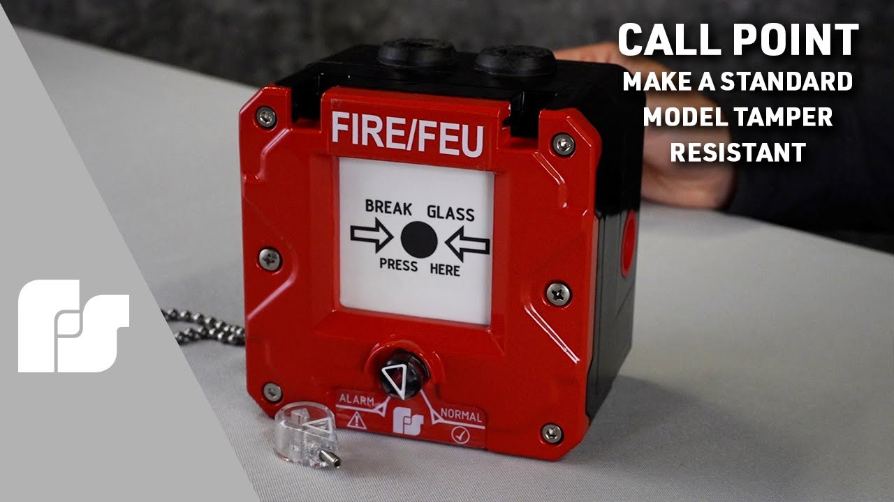 Make a Federal Signal Call Point Tamper Resistant - YouTube