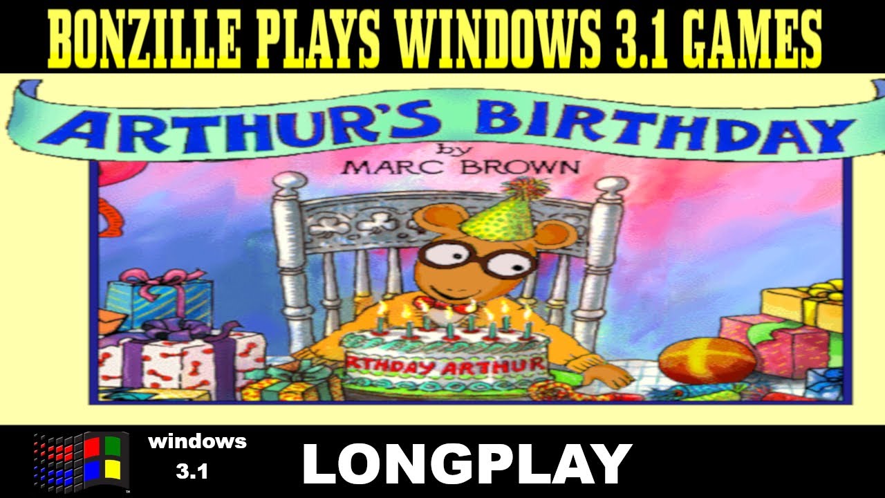 Arthur's Birthday Living Book Gameplay ( No Commentary ) - YouTube