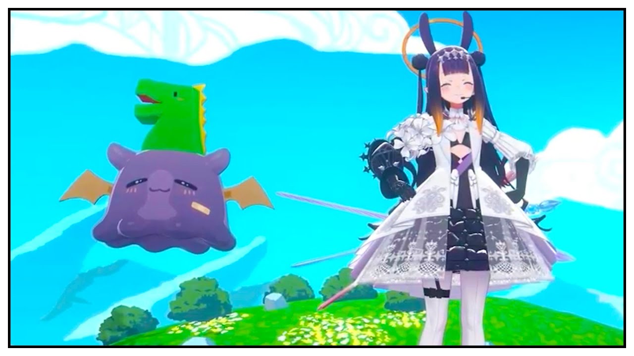 Ina being silly and playing with the Dragon Tako - YouTube