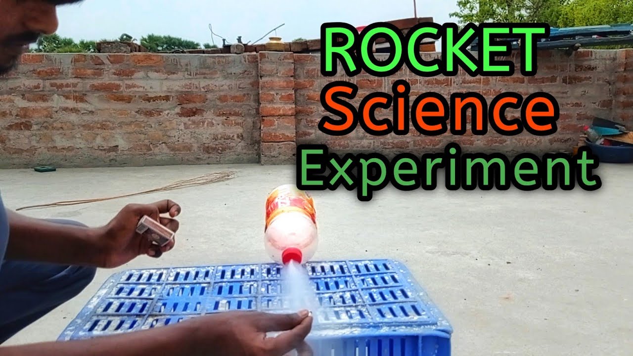 ROCKET 🚀Science experiment from bottel | बोतल से रॉकेट बना दिया ...